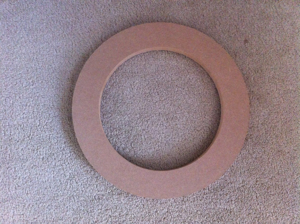 15" to 8" SPEAKER ADAPTOR SUBWOOFER SUB RING 3/4" MDF FIBERGLASS BOX R ...