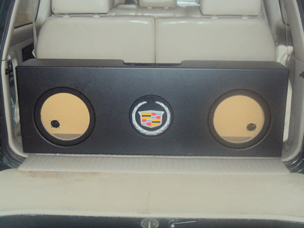 Chevrolet Tahoe SUV Behind 3rd Row Seat Sub Box Subwoofer Enclosure 3 ...