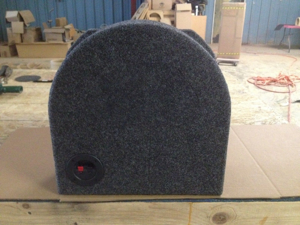 12" Kenwood Excelon XR-W12F Subwoofer Enclosure Shallow Mount Sub Spea ...