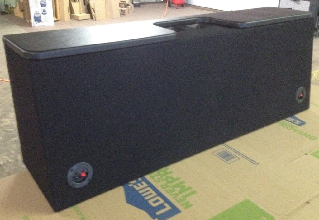 2007 GMC Yukon Denali Kicker L7 L5 Behind 3rd Row Seat Subwoofer Enclo ...