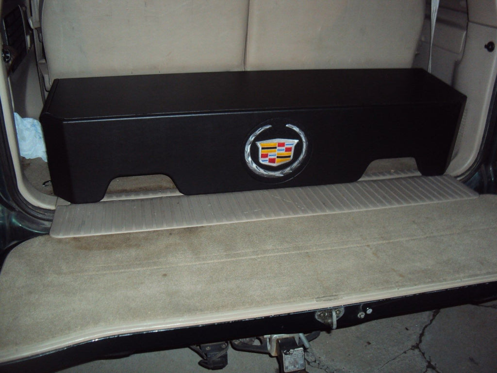 Cadillac Escalade SUV Behind 3rd Row Seat Sub Box Subwoofer Enclosure ...