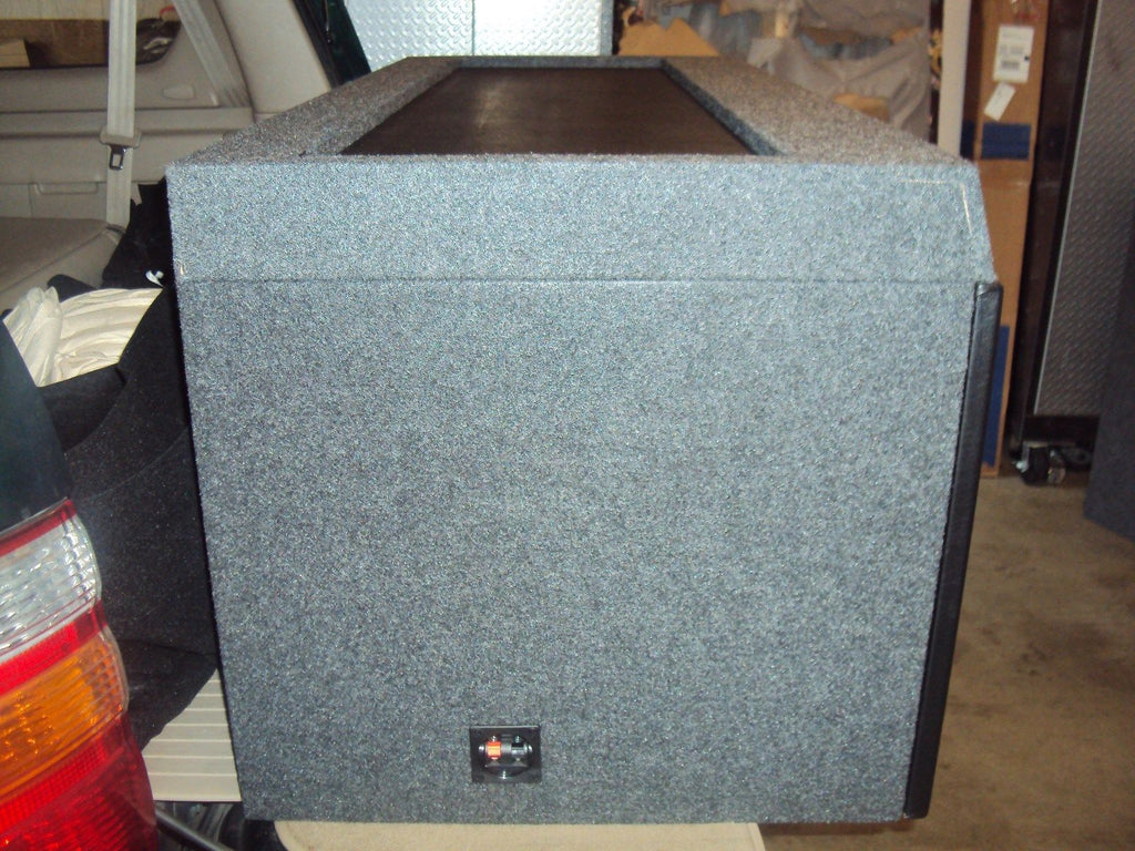 Ford Expedition GMC Yukon Speaker Amp Rack Box Subwoofer Enclosure Sub ...