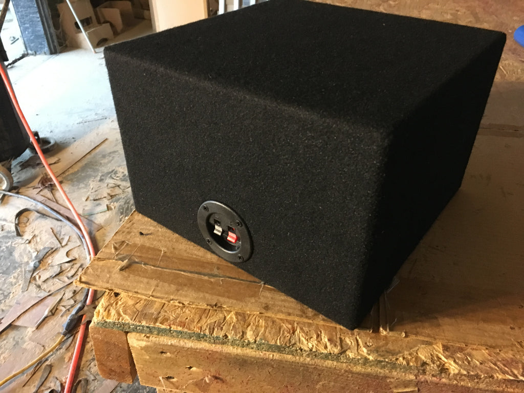 Single 6.5" SUBWOOFER BOX SPEAKER ENCLOSURE COAXIAL CAR SPEAKER BOX ...