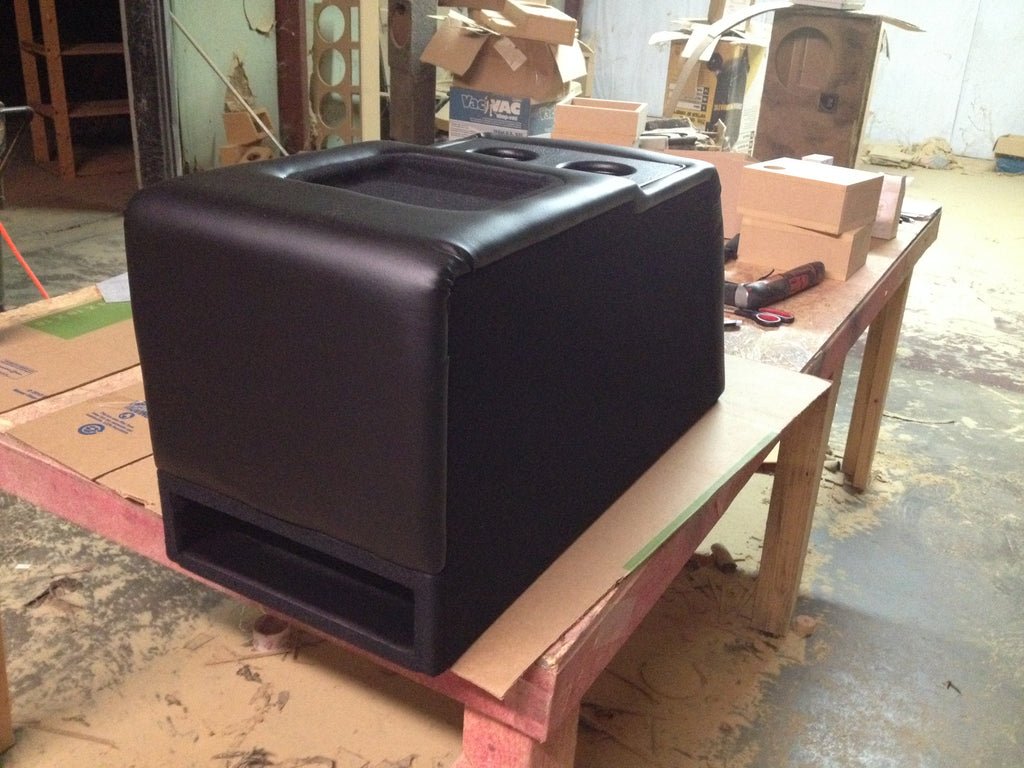 Chevy Silverado Extended Cab Console Replace Sub Subwoofer Box Enclosu ...