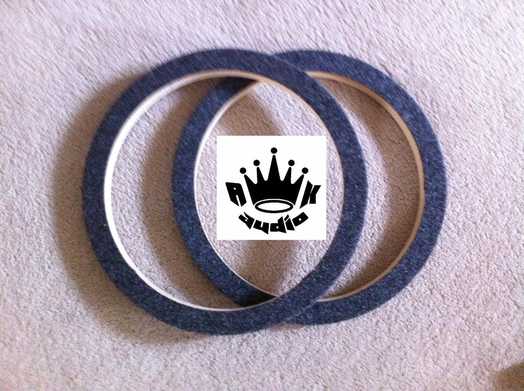 12" Speaker Subwoofer Spacers Fiberglass(ing) Rings 1" MDF Pair 11.125 ...