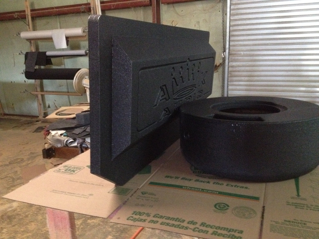 Slim Avalanche Escalade EXT JL Audio 13TW5 Speaker Box Midgate Sub Sub ...