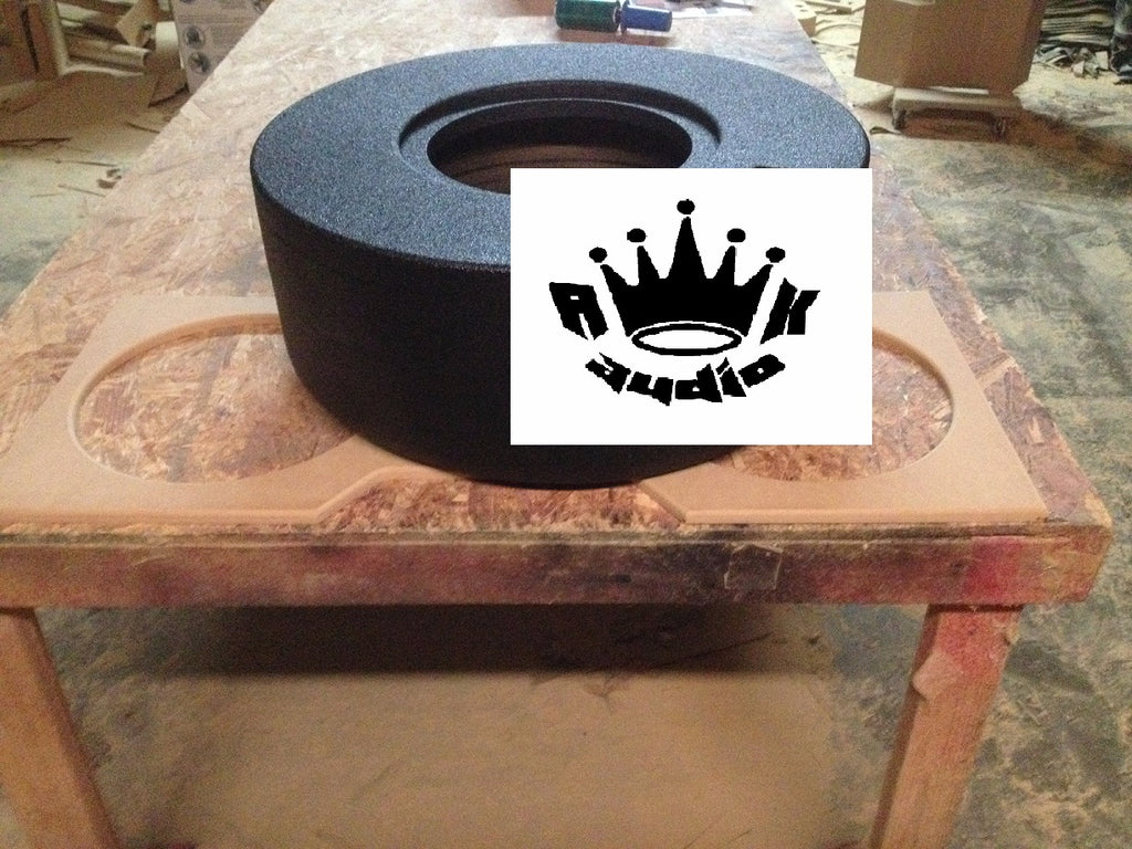 Spare Tire Well Speaker Box Sub Subwoofer Enclosure 12" 1.4 cuft of Ai ...